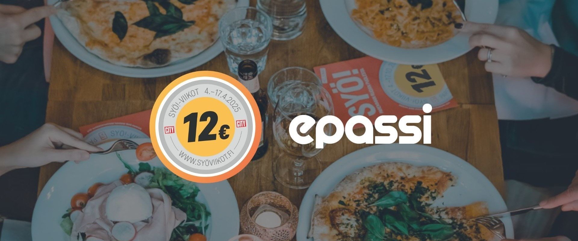 Epassi SYÖ!-viikkojen kumppaniksi edistämään suomalaista ravintolakulttuuria. | Epassi